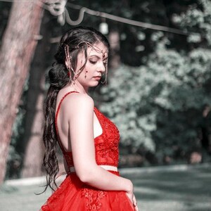 Rohan Model Tiara Crown Jadeit Crown Bridal Hear Pieces for Wedding Elven Head Piece Circlet ...