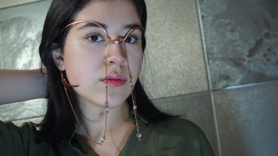 Cleopatra Model Face Accessory Chain Jewelry, Face Jewelry Festival and ...