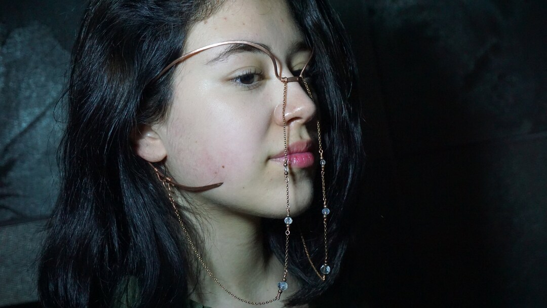 Cleopatra Model Face Accessory Chain Jewelry, Face Jewelry Festival and ...