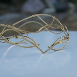 Galadriel Model Crown Tiara Gold Color - Etsy