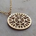 Dharma Wheel Necklace, Noble Eightfold Path Necklace, Dharmachakra ...