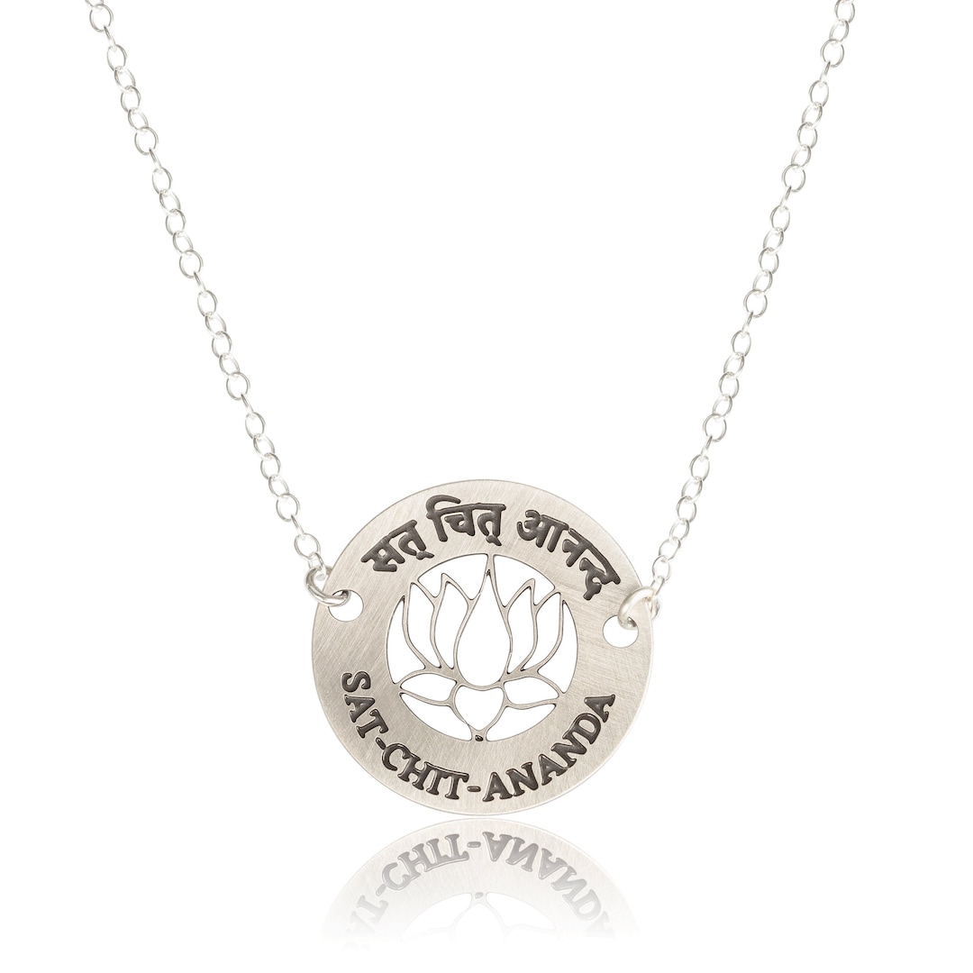 Lotus Necklace, Sat Chit Ananda Necklace, Advaita Vedanta, Ramana ...