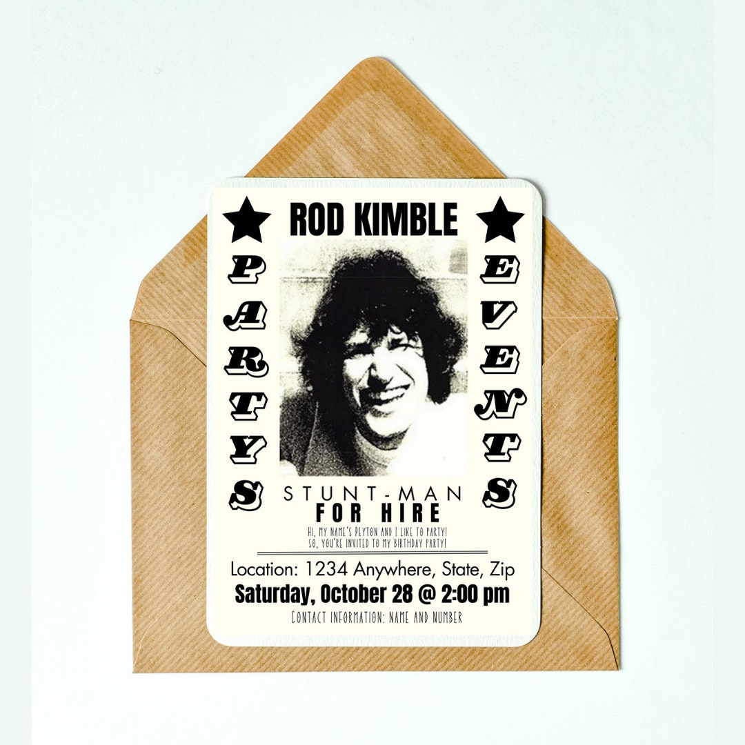 Rod Kimble - Hot Rod Party - Hot Rod Invitations - Hot Rod Birthday ...