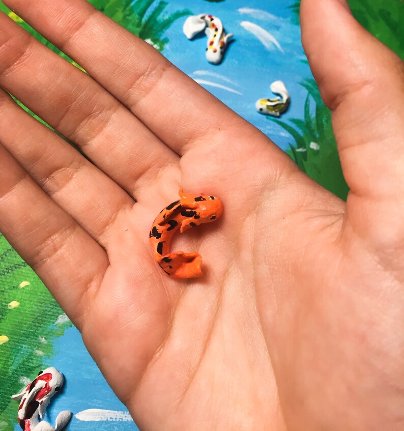 Handmade Miniature Koi Fish - Etsy