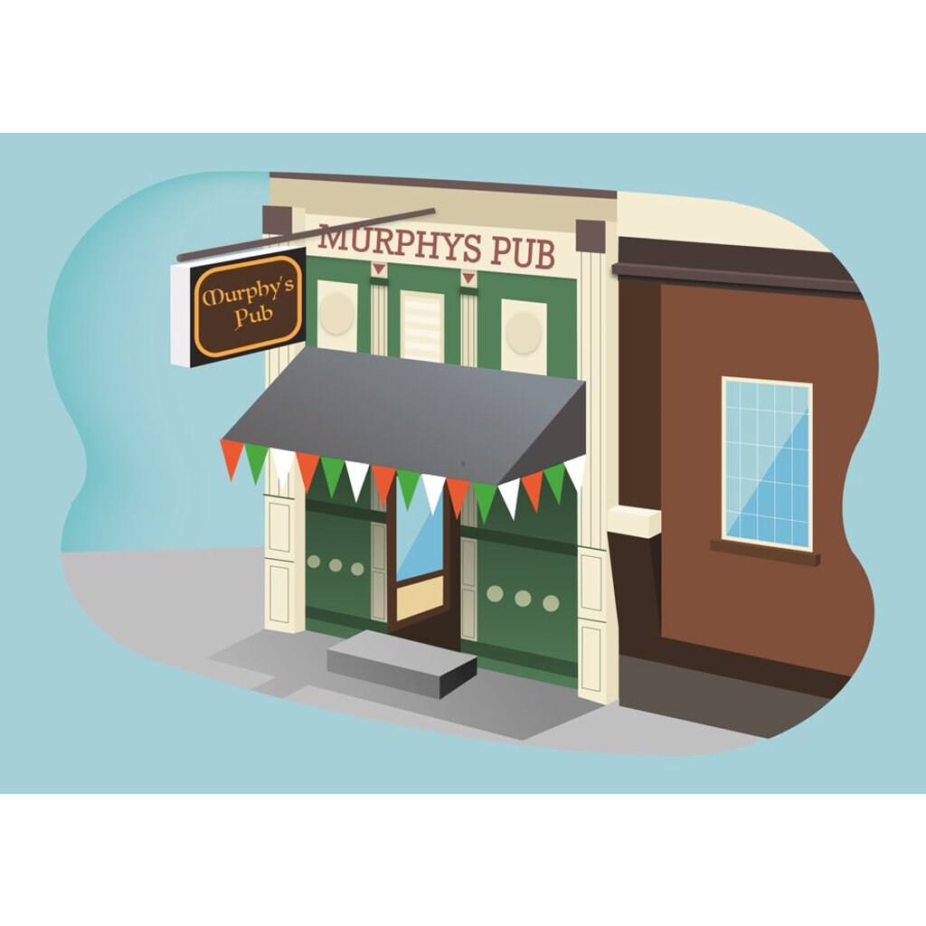 Murphy's Pub Art Print - Etsy