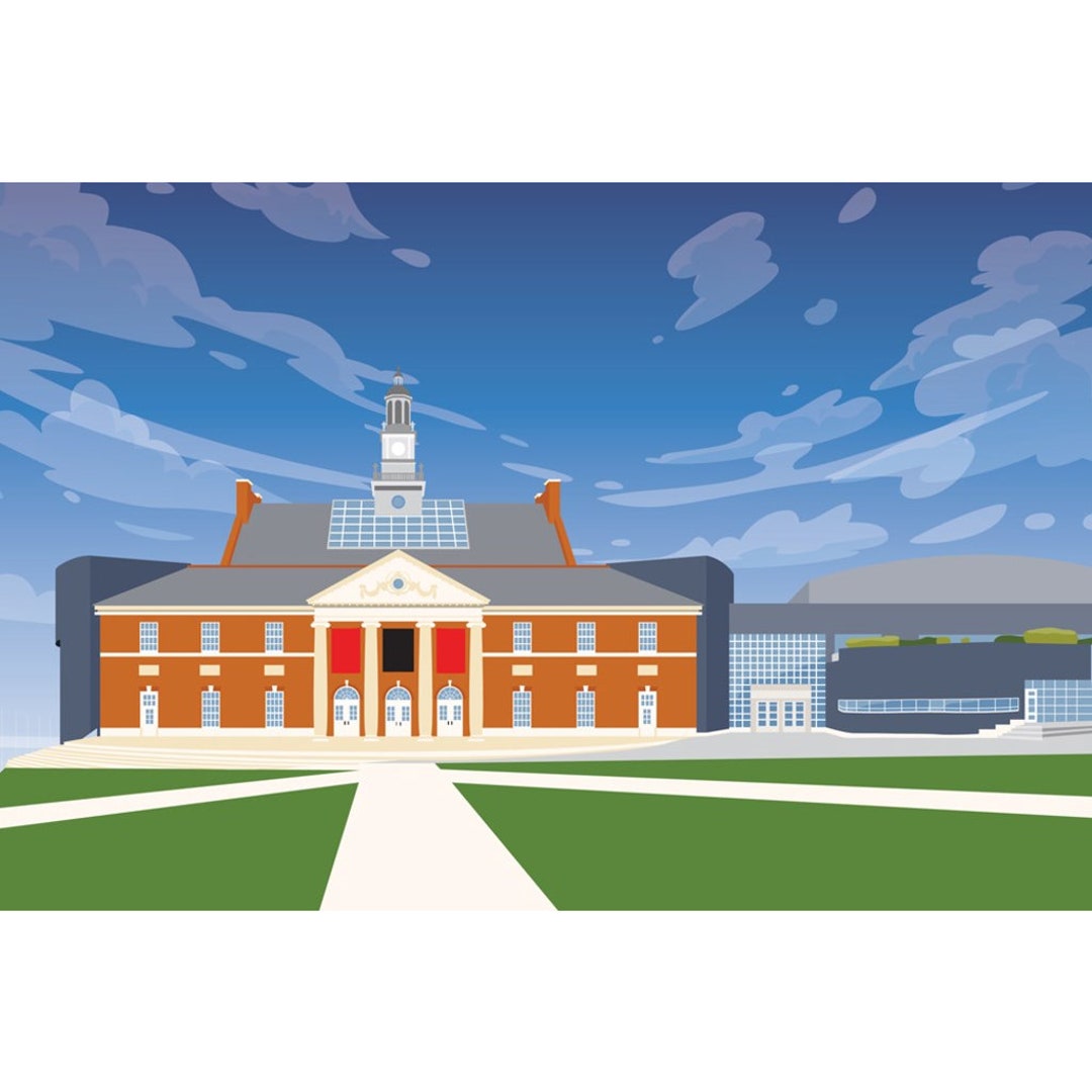 Tangeman University Center TUC University of Cincinnati Print - Etsy