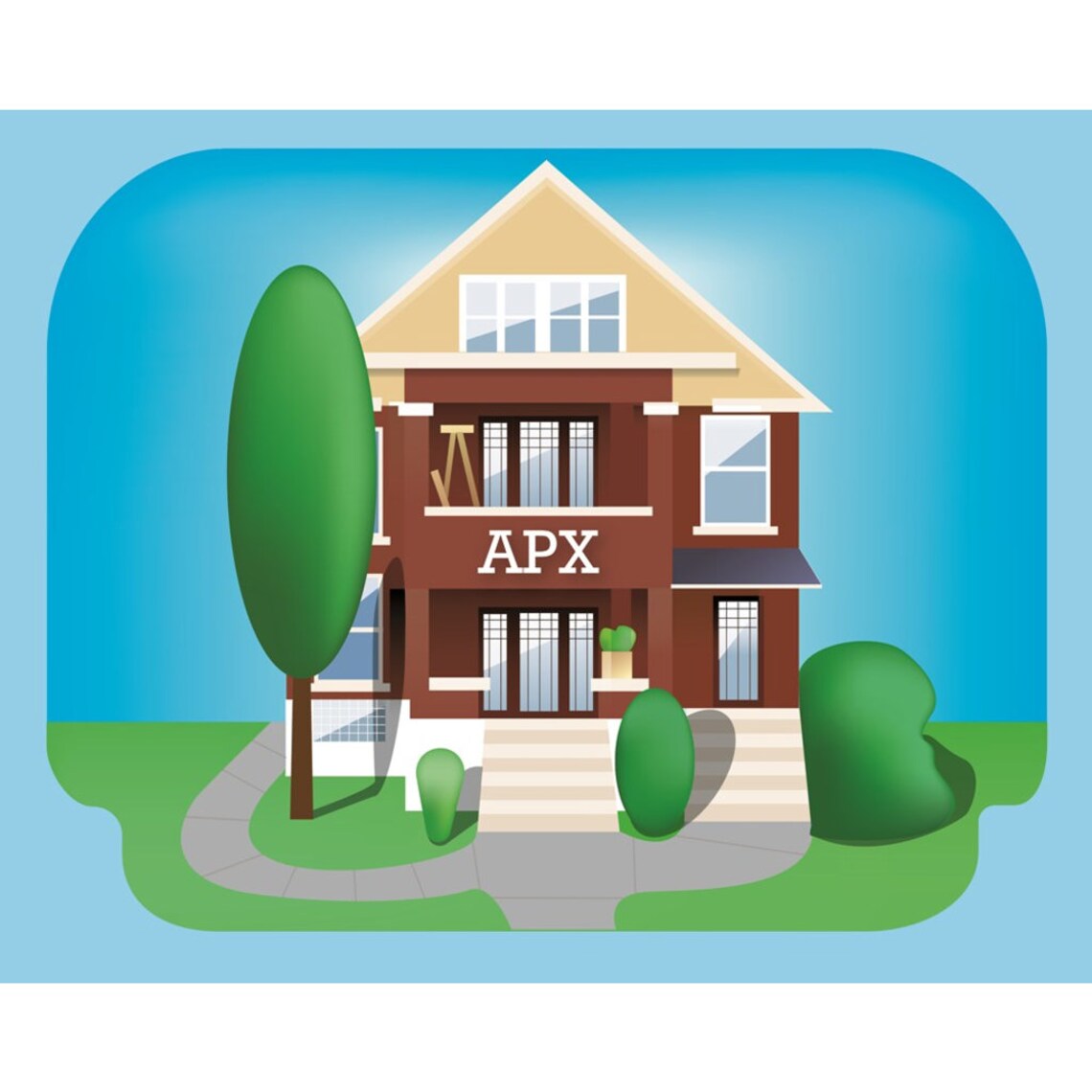Alpha Rho Chi Rabirius House Art Print | Etsy