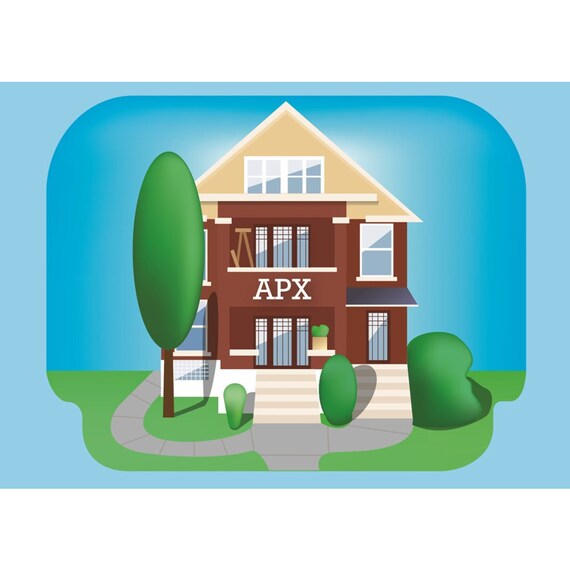 Alpha Rho Chi Rabirius House Art Print | Etsy
