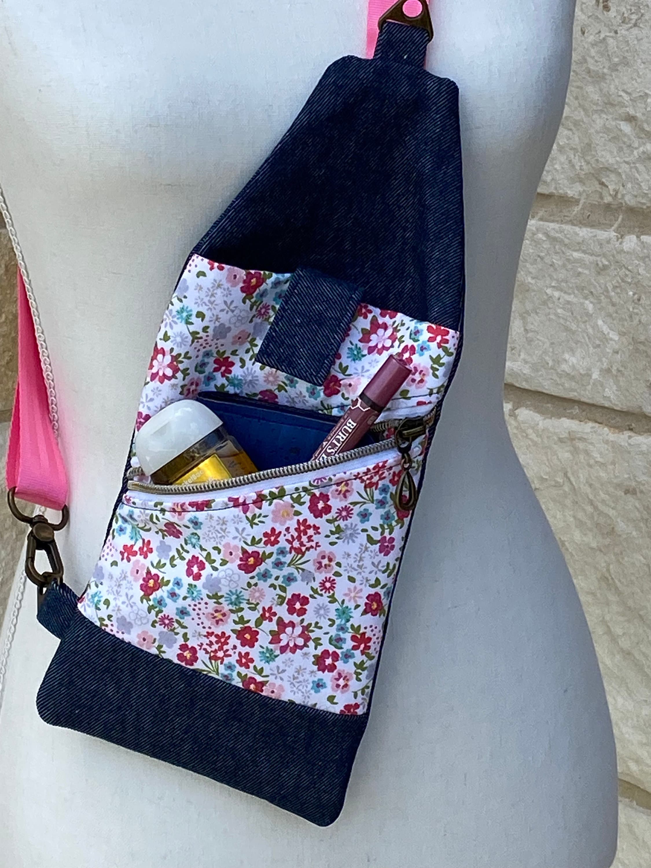 Mini Traveler Sling Pouch, Mini Travel Sling Crossbody, Travel Sling ...