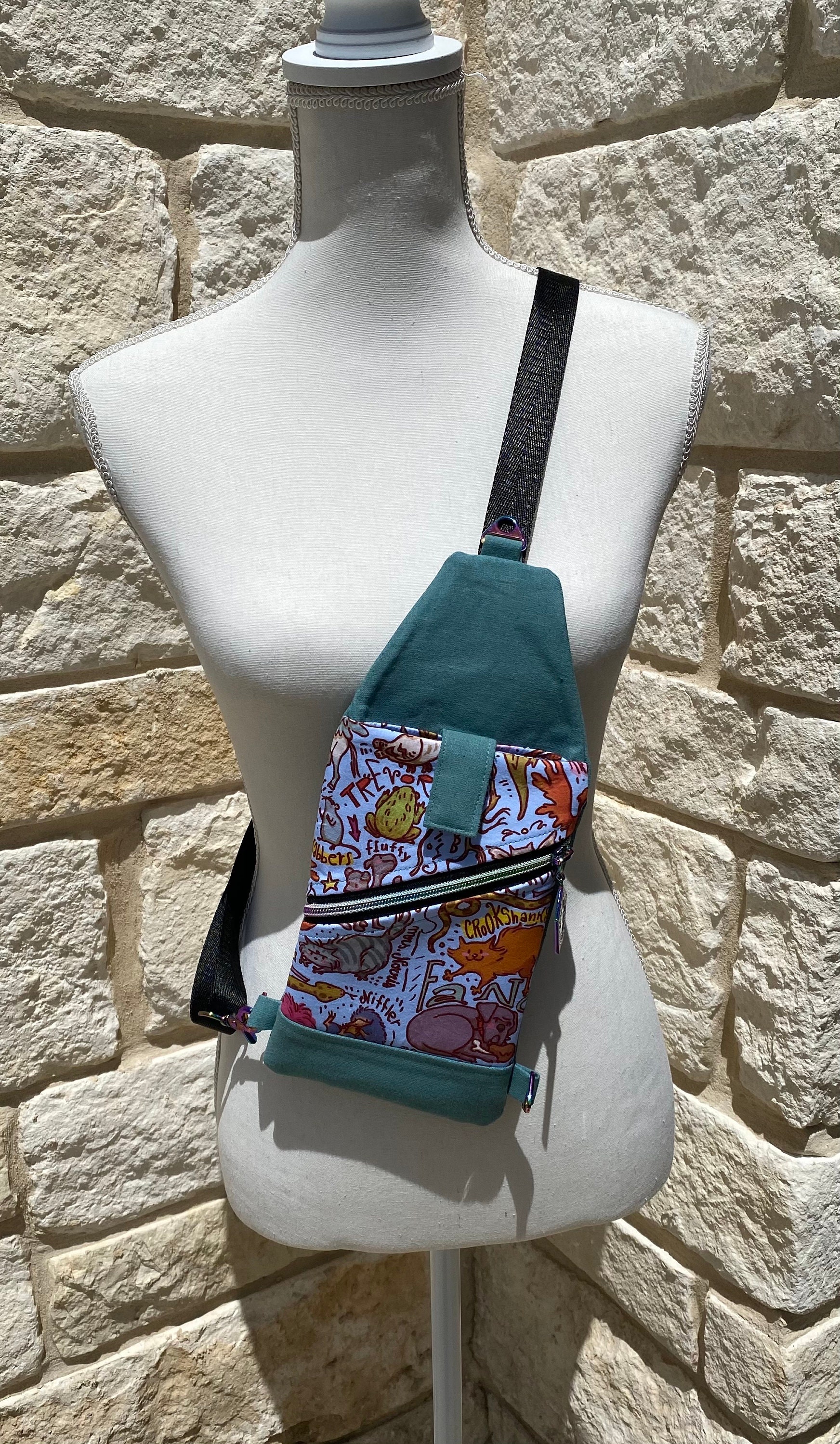 Mini Traveler Sling Pouch, Mini Travel Sling Crossbody, Travel Sling ...