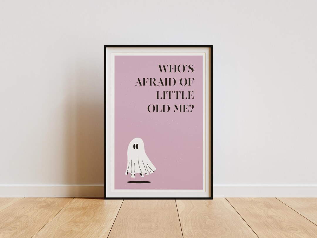 Who's Afraid of Little Old Me? | Taylor Swift TTPD Digital Wall Art ...
