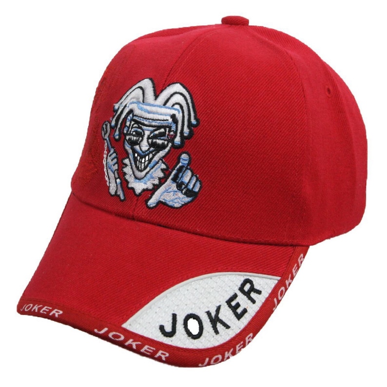 Joker Baseball Cap Fashion Casual Hats Adjustable Solid Caps | Etsy