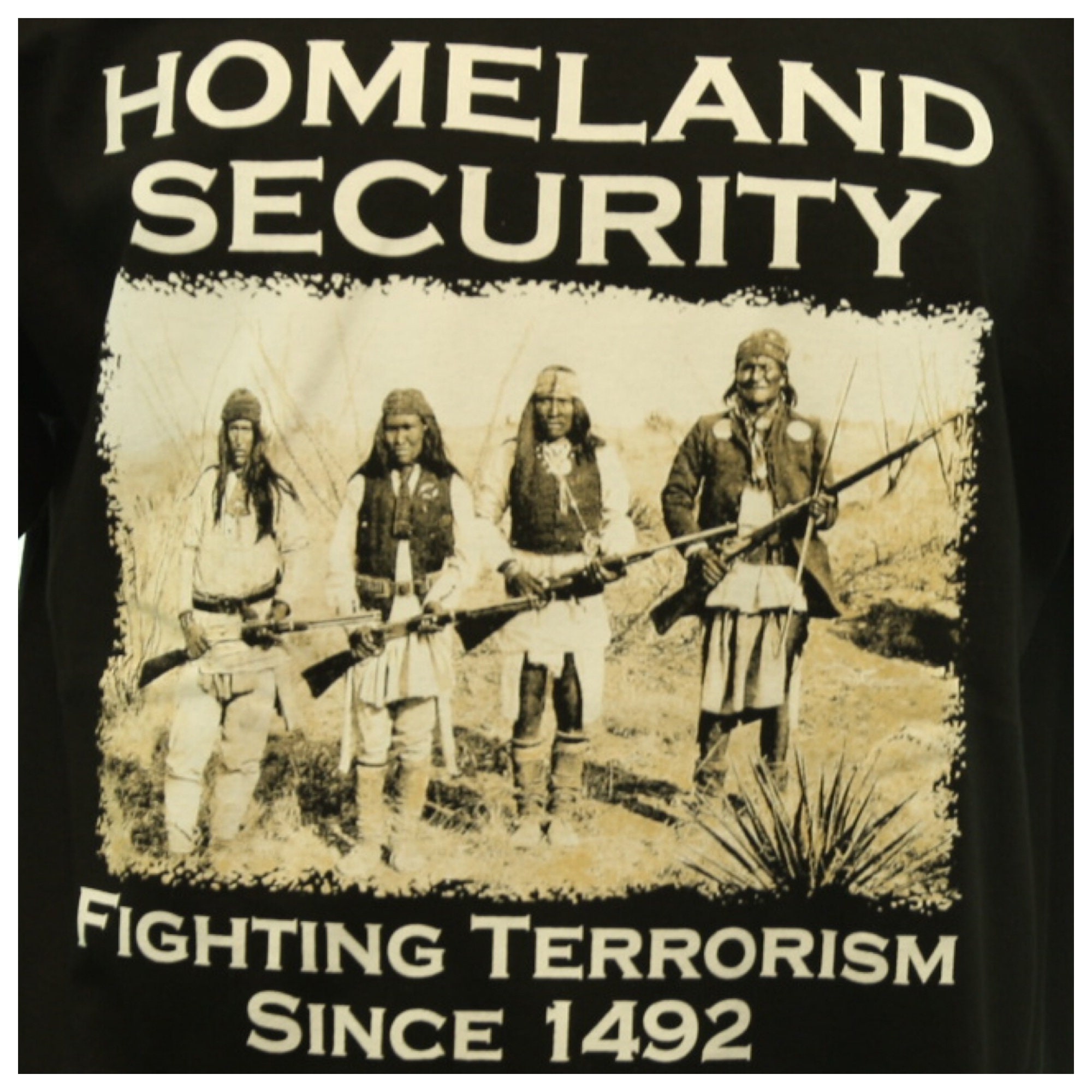 Native American Homeland Security Graphic T-shirt Printed - Etsy