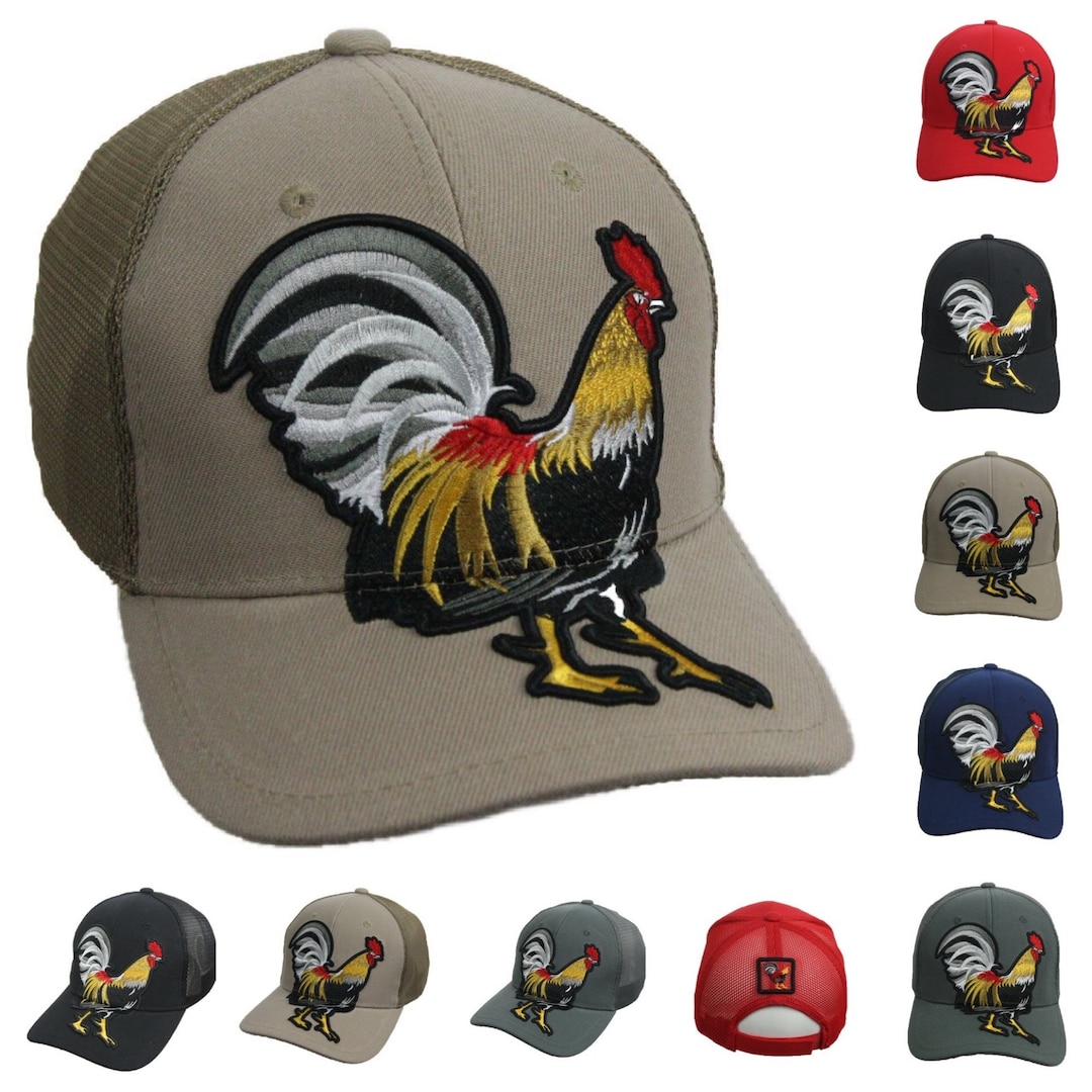 Rooster Trucker Cap Gallo Mesh Sun Visor Adjustable Snapback Cock ...