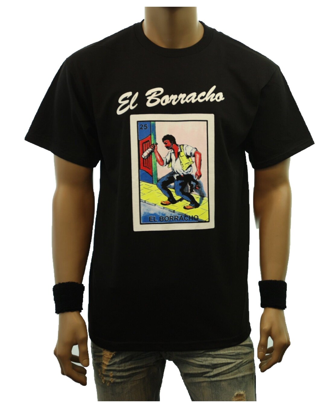 El Borracho Graphic T-shirt Mexican Fashion Casual Tio Mexicano Classic ...