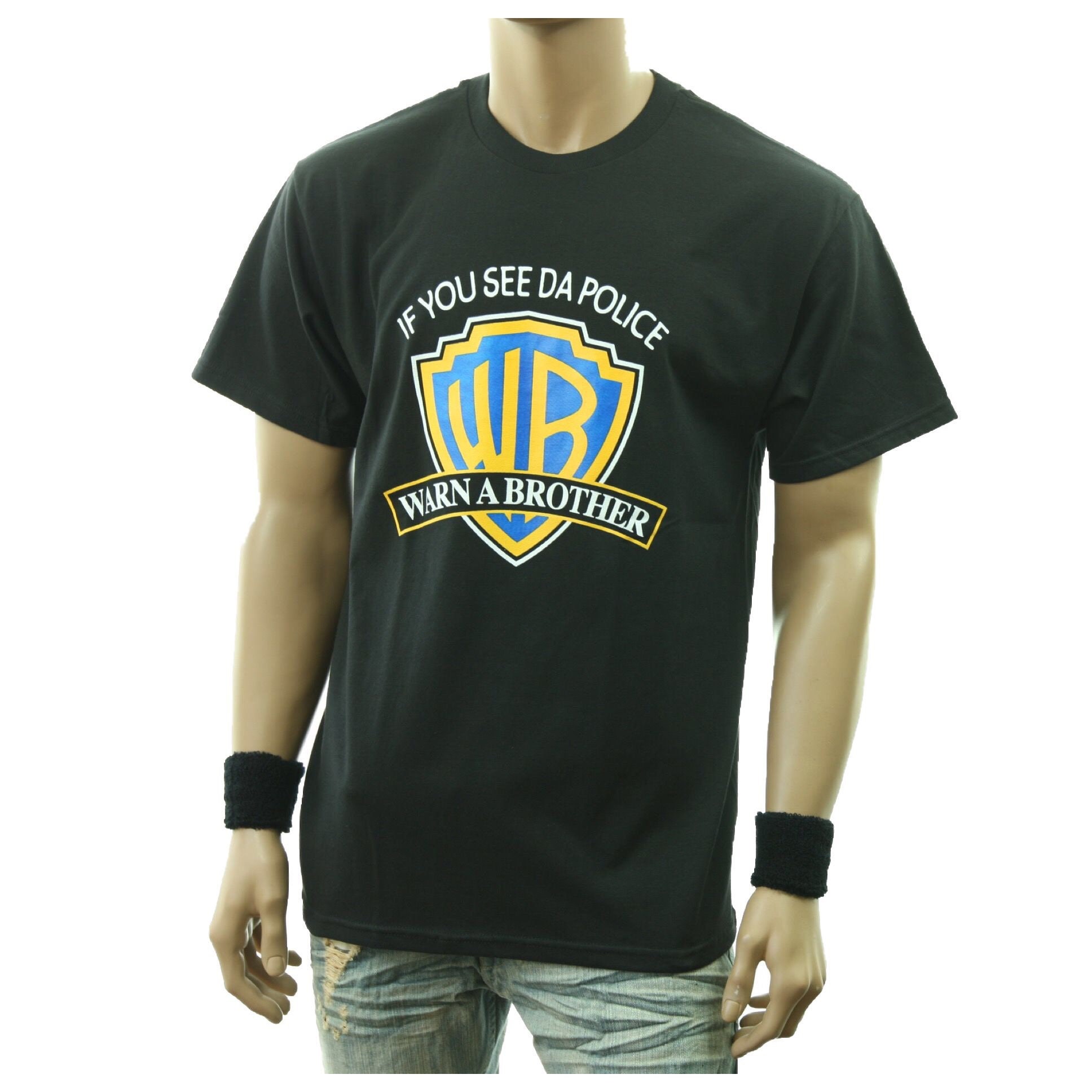 If You See Da Police Warn a Brother Mens Humor Graphic T-shirt - Etsy ...