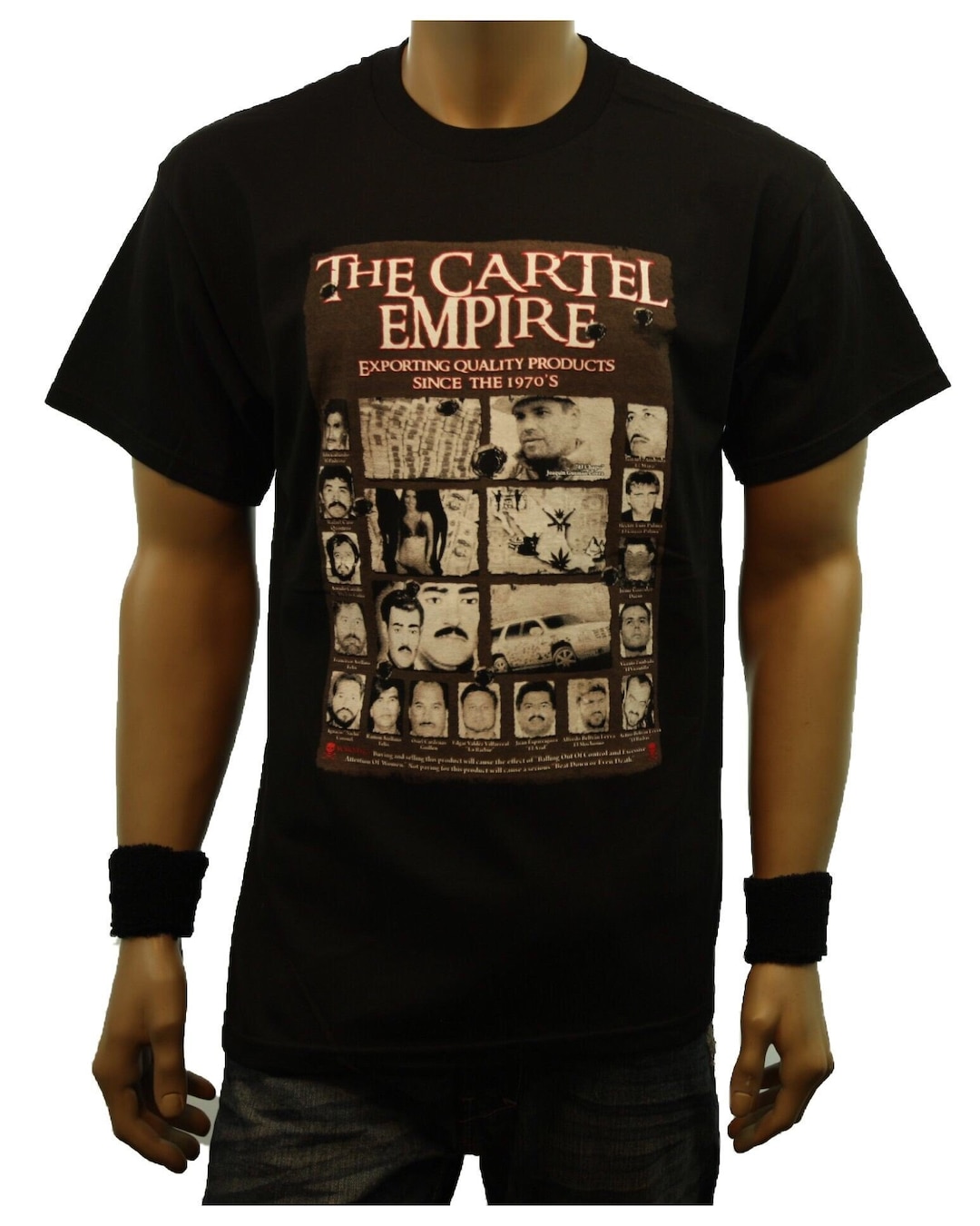 The Cartel Empire Graphic T-shirt Exporting Goods 70's Mexican Fashion ...