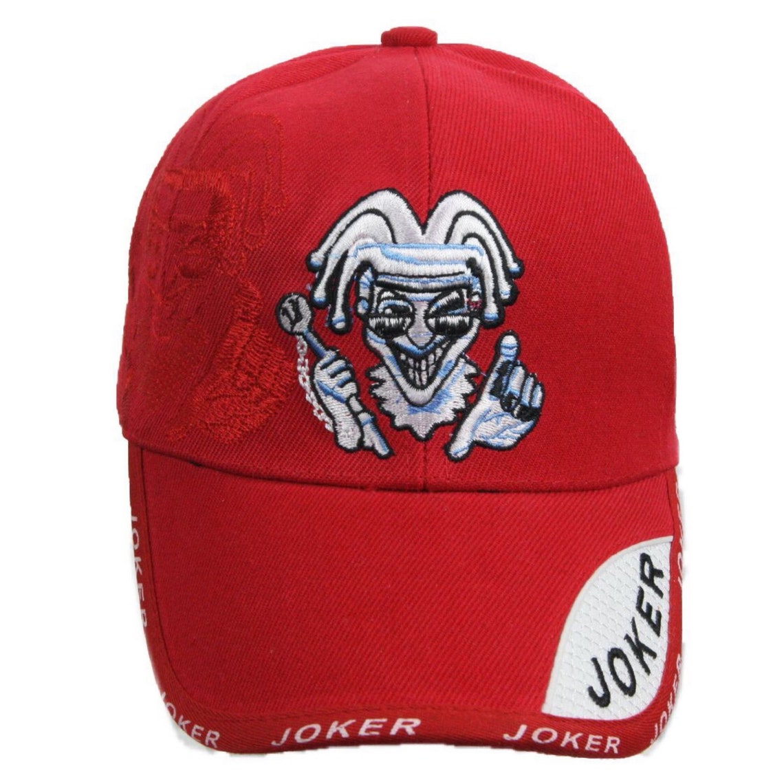 Joker Baseball Cap Fashion Casual Hats Adjustable Solid Caps | Etsy