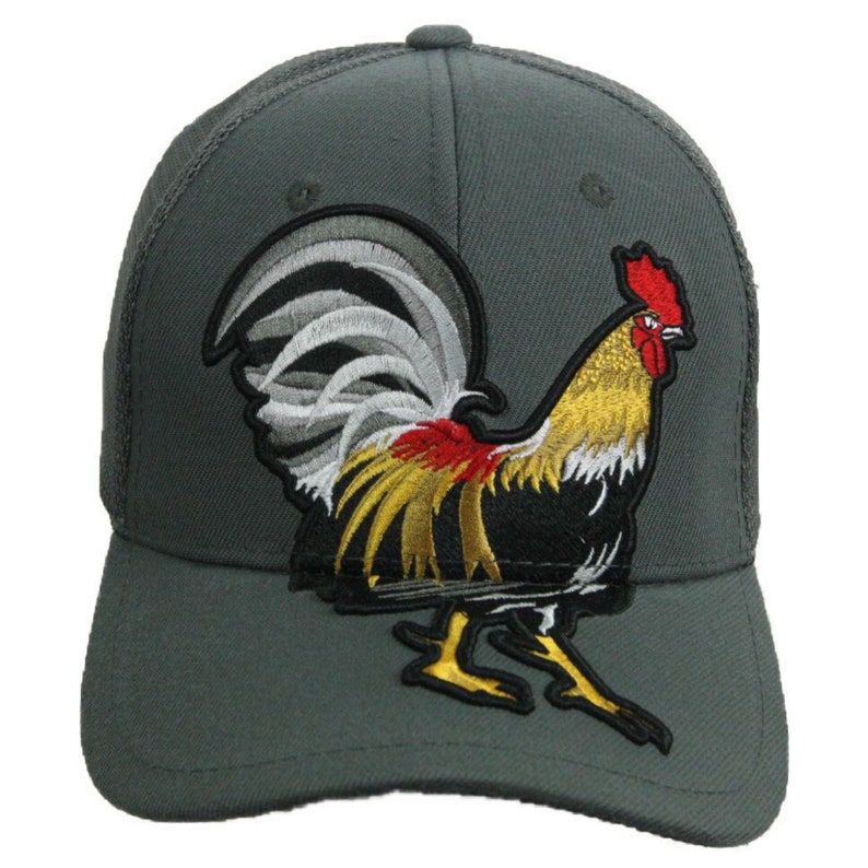 Rooster Trucker Cap Gallo Mesh Sun Visor Adjustable Snapback - Etsy