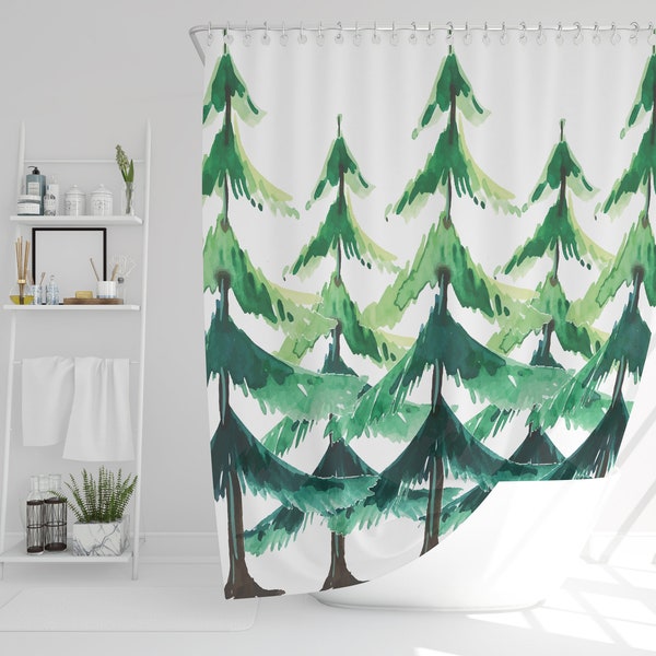 Tree Shower Curtain - Etsy
