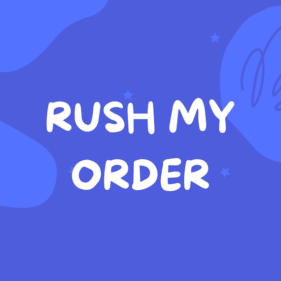 Rush My Order & Shipping Upgrade - Etsy