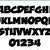 Alphabet Patterns, Value Pak - 5 Sizes, Quickscript - Italics Letter ...