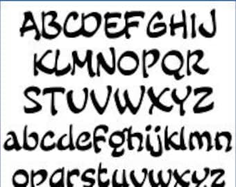 Alphabet Patterns, 5 Sizes Value Pak - Fairy Tale Font - Printable PDF File, Digital Download - Etsy