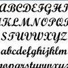 Alphabet Patterns, Value Pak - 5 Sizes, Quickscript - Italics Letter ...