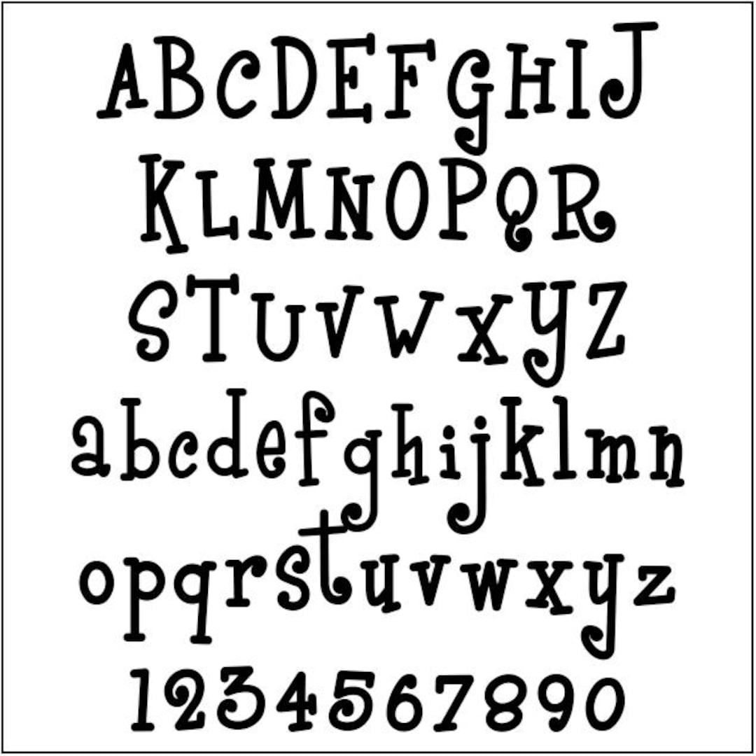 Printable Alphabet Template Set - Boyzrgross, 6 Inch - Printable Letter ...