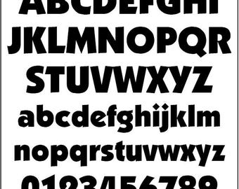 Printable Alphabet Letter Patterns PDF – Value Pak - 5 Sizes of ...