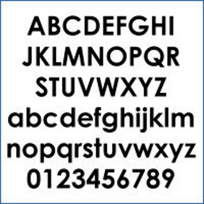 Printable Alphabet Patterns, 5 Sizes Value Pak - Century Gothic Font ...