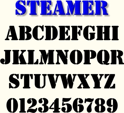 Printable Alphabet Pattern Steamer 4 Inch PDF File - Etsy