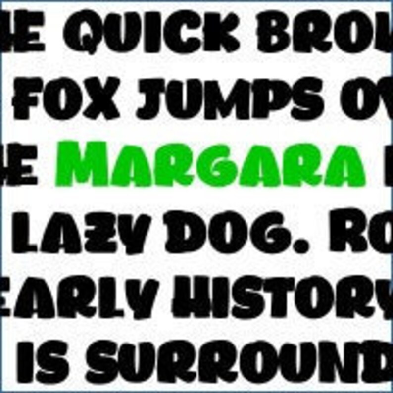 Alphabet Patterns Margara Font, 5 Sizes Value Pak Download Printable ...