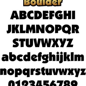 Alphabet Patterns - Boulder, 5 Sizes Value Pak - Printable Block Letter ...