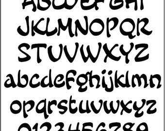 Printable Alphabet Letter Patterns PDF – Value Pak - 5 Sizes of ...