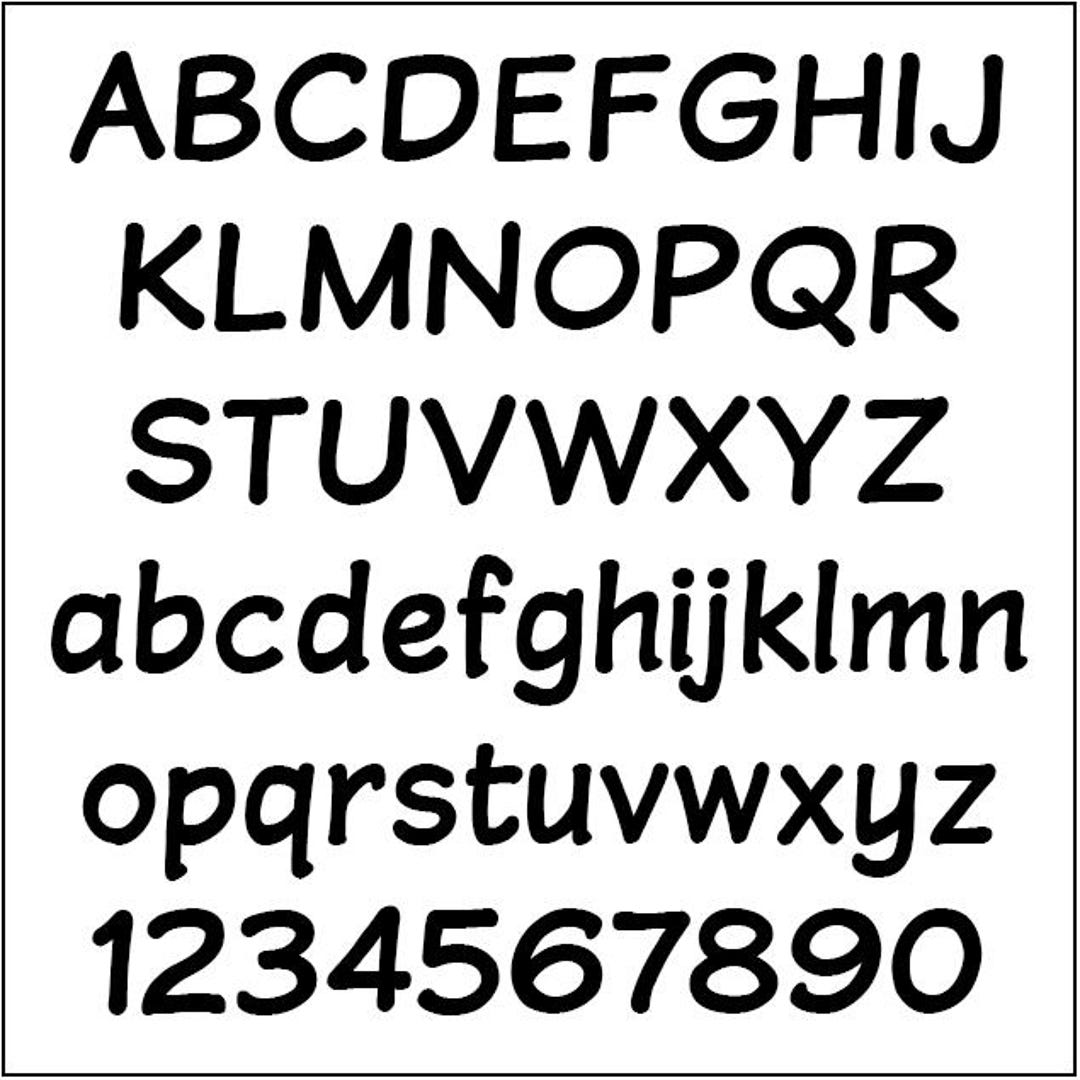 Printable ABC Template Set - Print-at-home Craft -wastrel, 2 Inch - Etsy