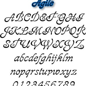 Alphabet Pattern - Ajile, 5 Inch - Cursive Font, Printable Script ...