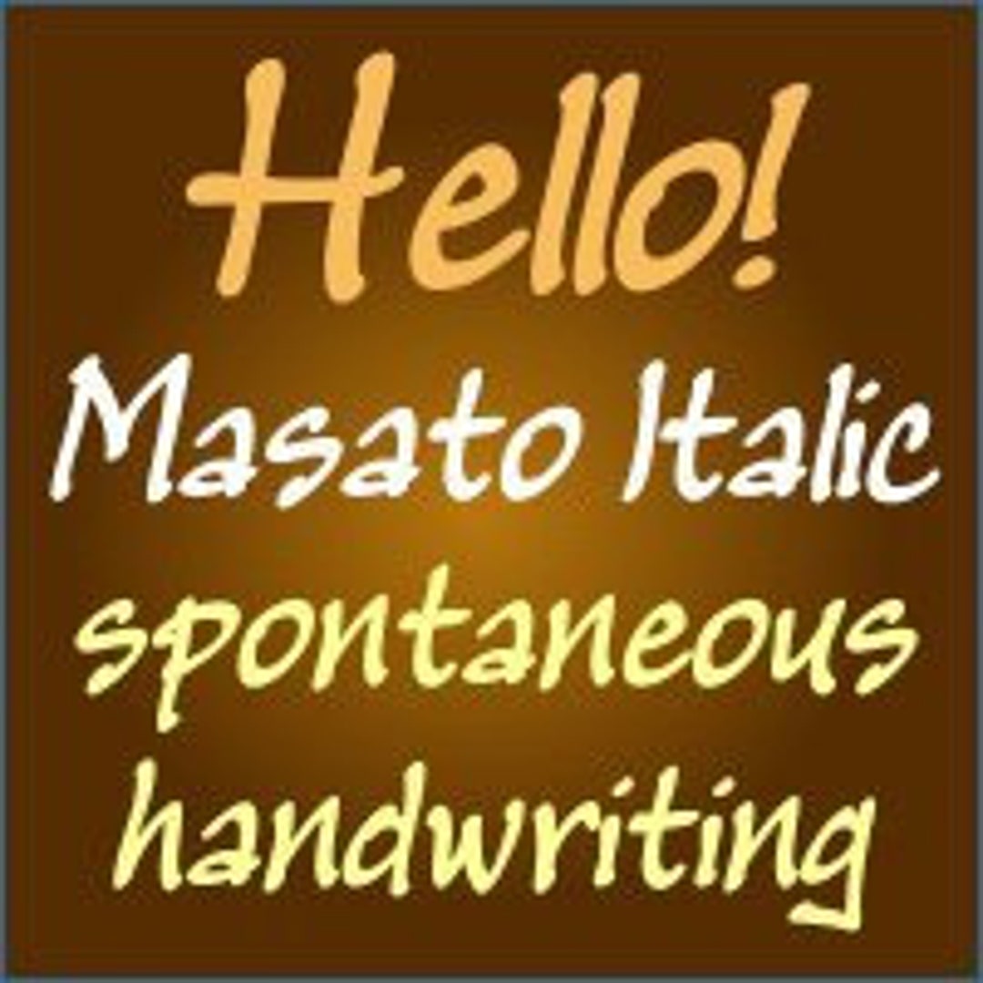 Alphabet Patterns, 5 Sizes Value Pak Masato Font Download and Print PDF ...