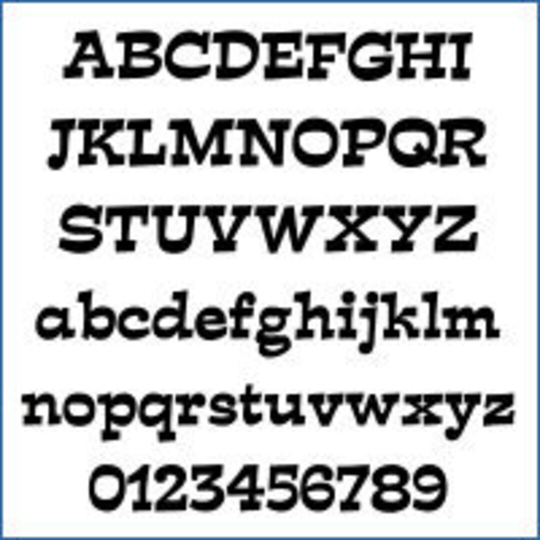 Printable Alphabet Patterns, 5 Sizes Value Pak - Expose, Old Western ...