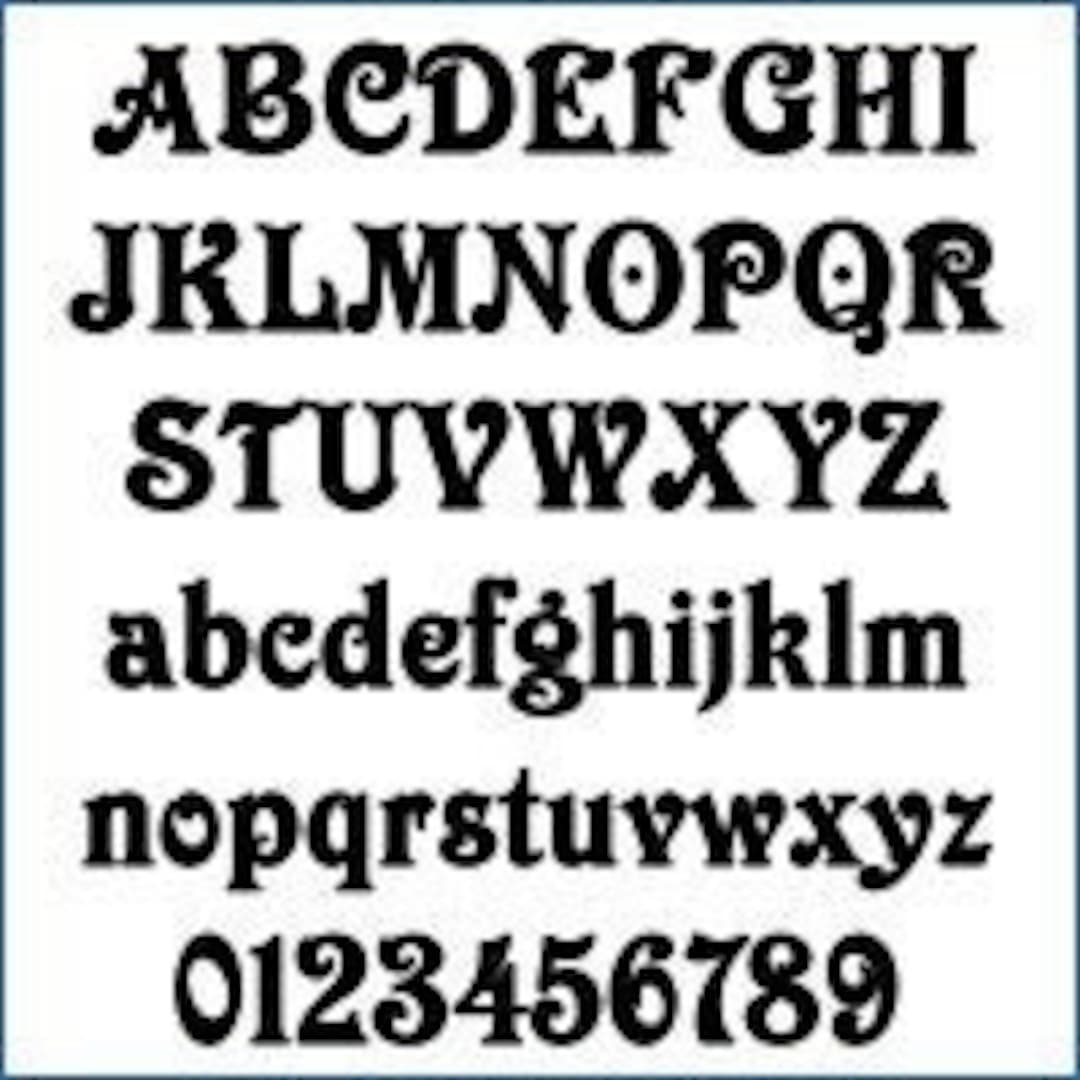 Printable Alphabet Patterns - Victorian, Value Pak - Fancy Script ...