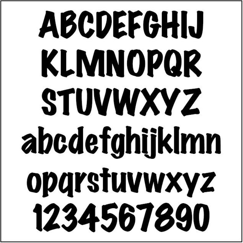Printable Alphabet Letter Patterns PDF – Value Pak - 5 Sizes of ...