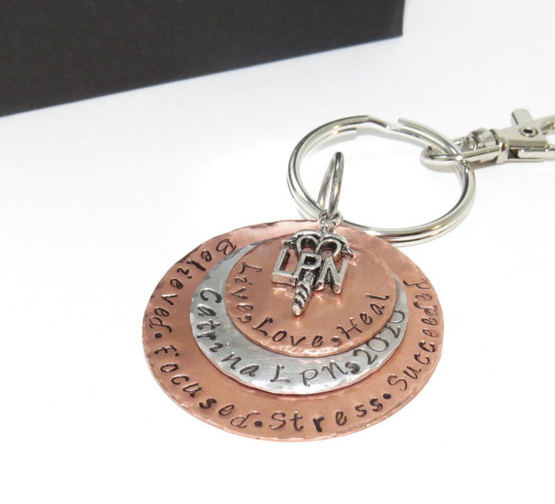 Nursing Graduation Gift, Custom Nurse Graduaton Key Ring, Custom ...