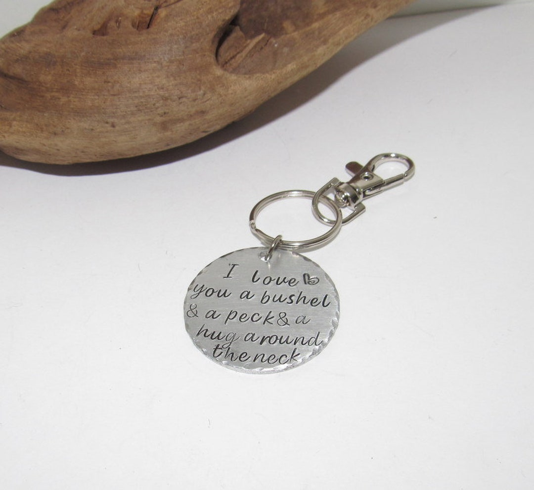 Personalized I Love You a Bushel and a Peck and a Hug Around the Neck ...