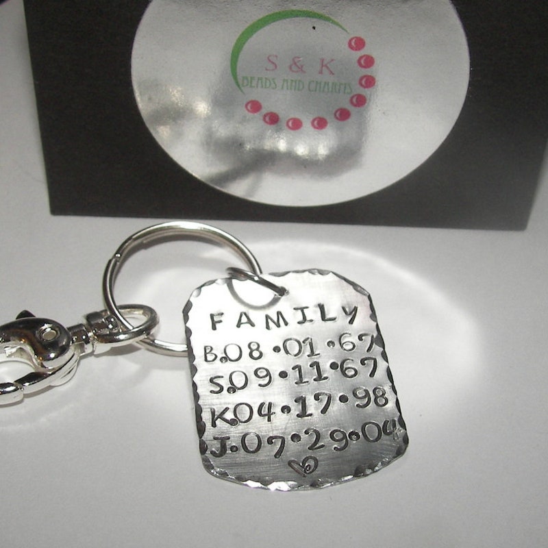 Family Key Chain - Etsy