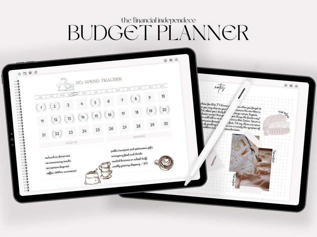 Digital Finance Planner, Budget Planner, Finance Tracker, Budget ...