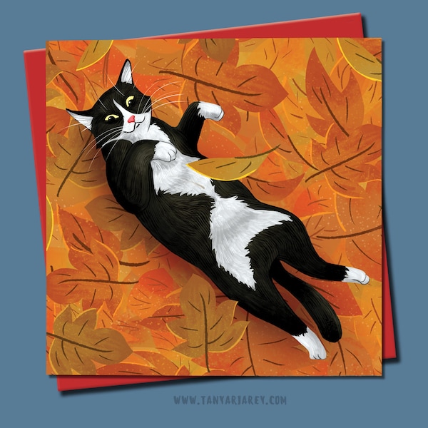 Autumn Birthday Card - Etsy