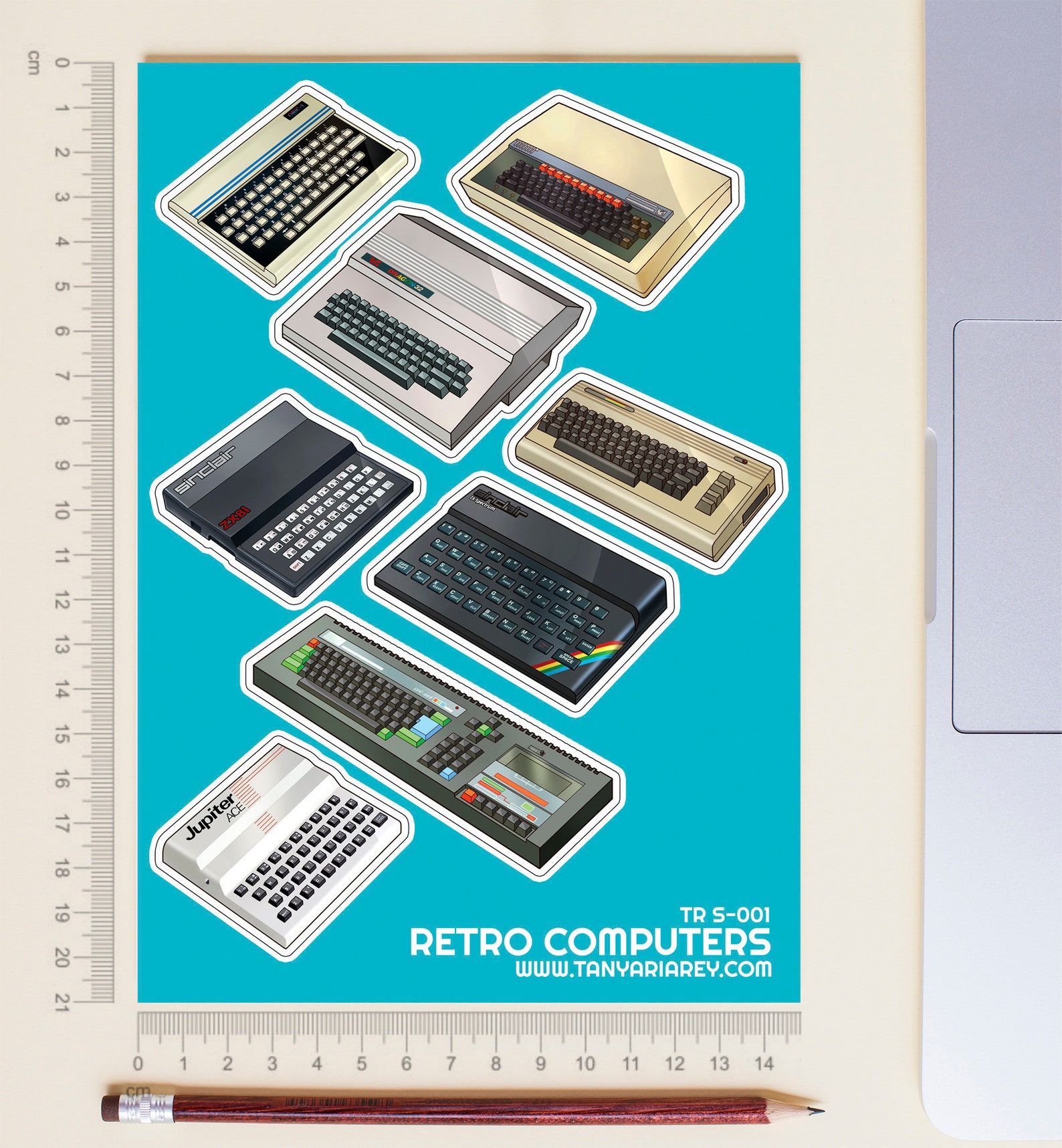 Retro Computers Vinyl Stickers Gift for Geek Waterproof | Etsy