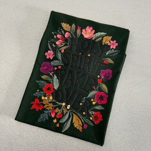 Holy Spirit Take Over Shirt With Christian Message. Christian Shirt. - Etsy