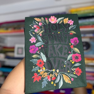 Holy Spirit Take Over Shirt With Christian Message. Christian Shirt. - Etsy