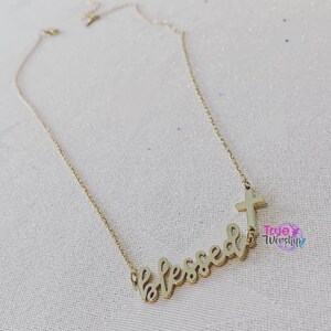 Blessed Necklace - Etsy
